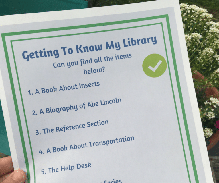 Learning About The Library: A Hands-On Activity - Different By Design ...