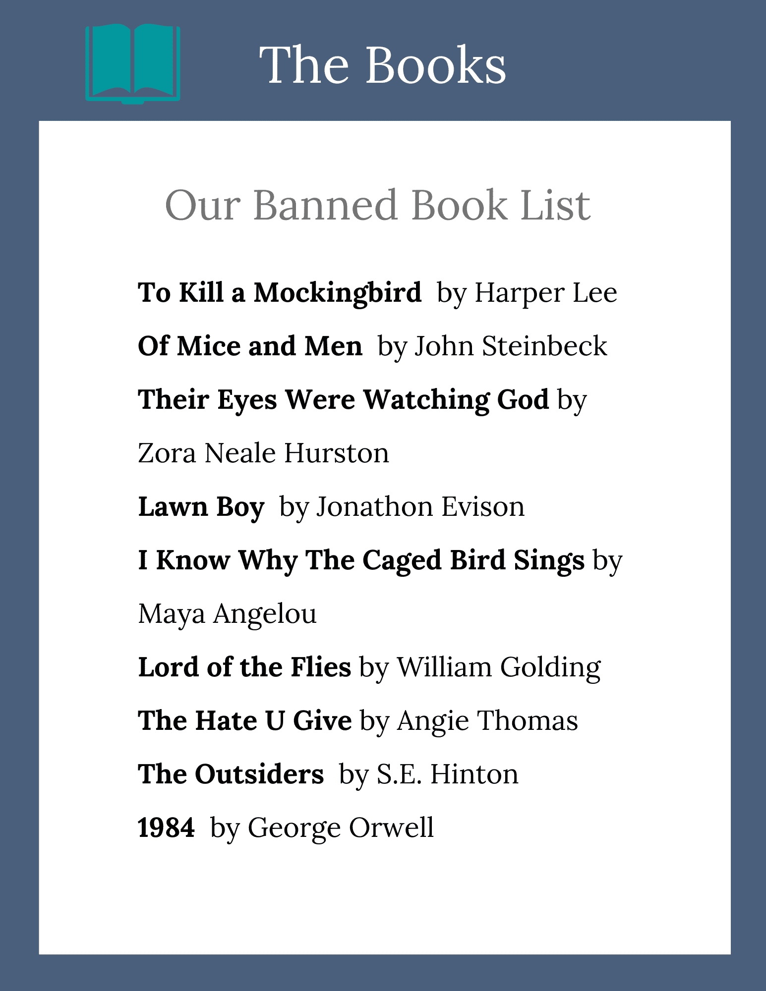Banned Books: A High School Literature Study For The Curious And ...