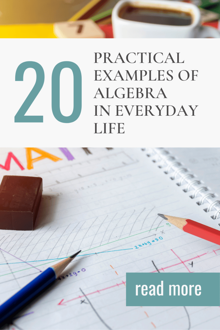 20 Practical Examples Of Algebra In Everyday Life - Different By Design ...